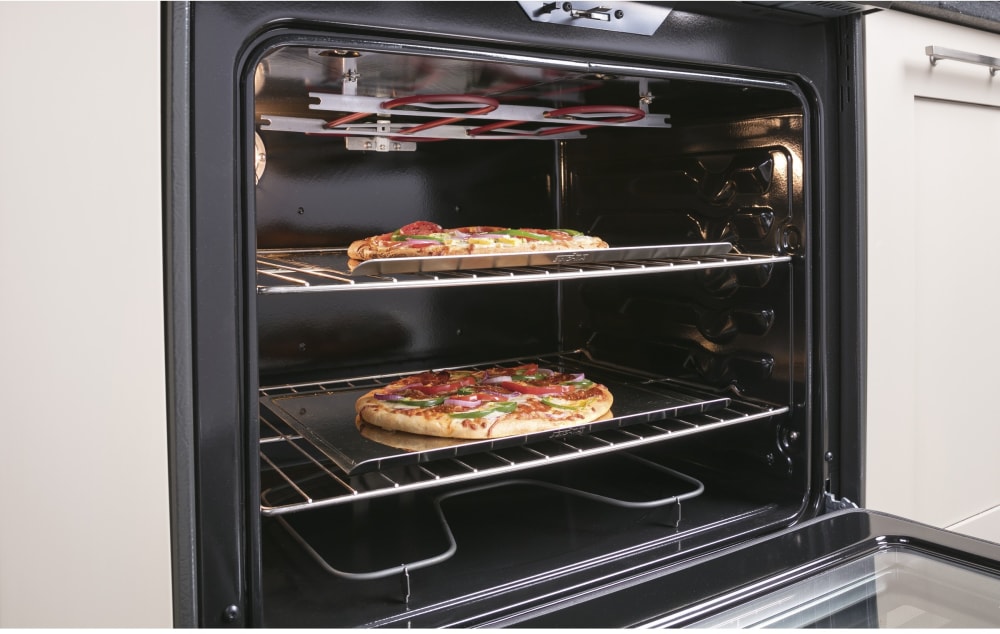 GE JS645ELES 30 Inch Slide-In Electric Range with 4 Radiant Elements, 5 ...