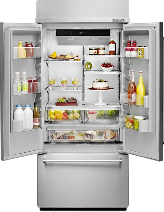 KitchenAid KBFN506EPA 36 Inch French Door Refrigerator with 20.8 cu. ft ...
