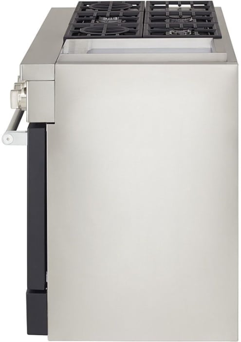 KitchenAid KFDC558JBK 48 Freestanding Dual Fuel Smart Range with 6 ...