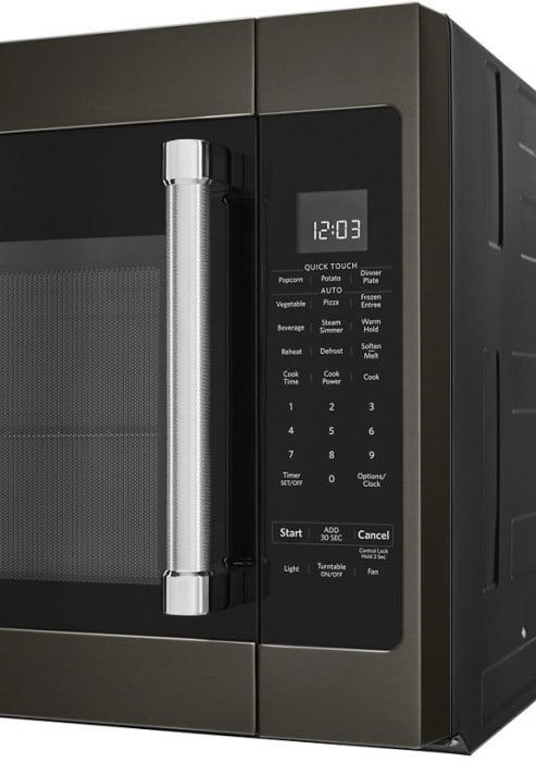 KitchenAid KMHS120EBS 30 Inch Over-the-Range Microwave Hood Combination ...