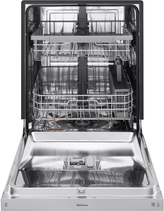 LG LDF5545SS 24 Inch Full Console Built-In Dishwasher with 15 Place ...