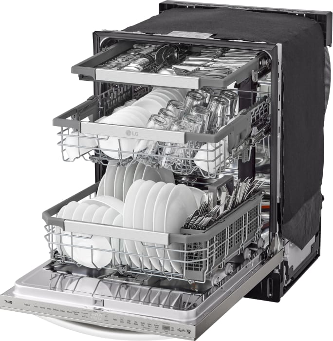 LG LDTH7972S 24 Inch Fully Integrated Smart Dishwasher with 15 Place ...