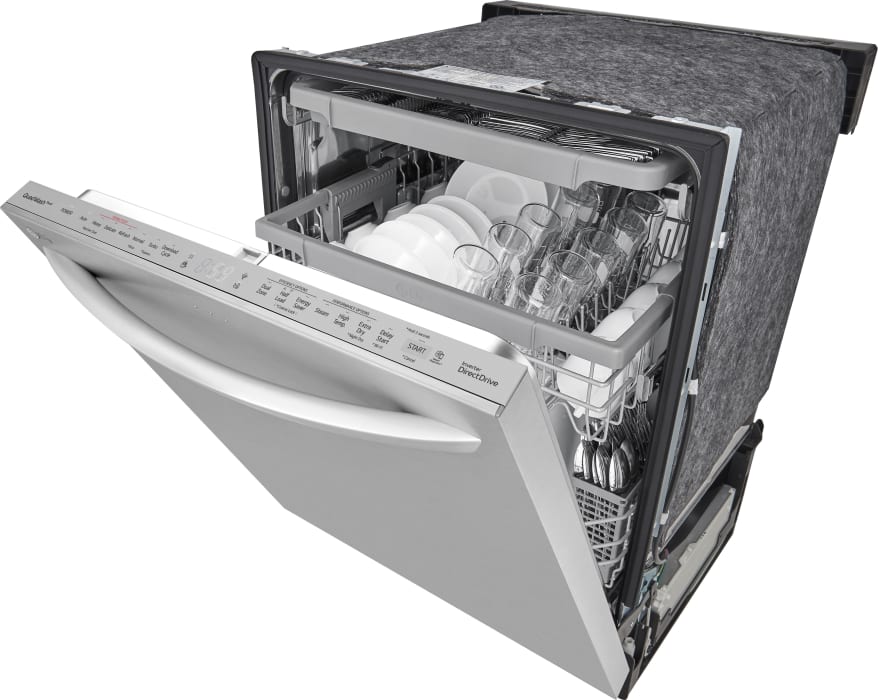 LG LDTS5552S 24 Inch Fully Integrated Smart Dishwasher with 15 Place ...