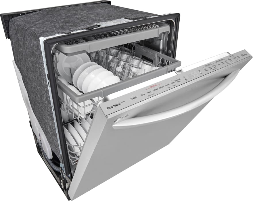 LG LDTS5552S 24 Inch Fully Integrated Smart Dishwasher with 15 Place ...