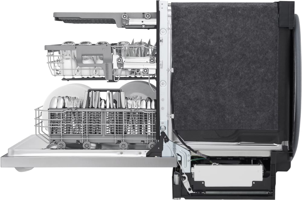 LG LDTS5552S 24 Inch Fully Integrated Smart Dishwasher with 15 Place ...