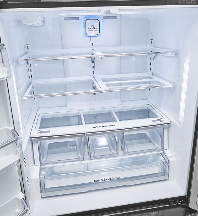 LG LFXC24726S 36 Inch Counter Depth French Door Refrigerator with Slim ...