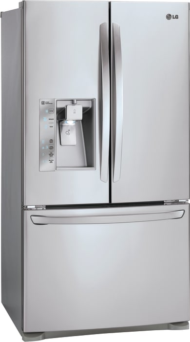 LG LFXC24726S 36 Inch Counter Depth French Door Refrigerator with Slim ...