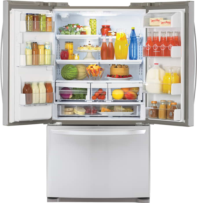 LG LFX21976ST 36 Inch Counter Depth French Door Refrigerator with ...