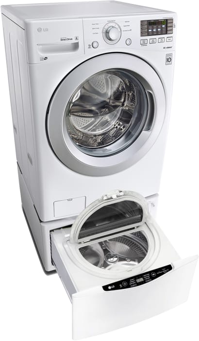 LG WM3170CW 27 Inch 4.3 cu. ft. Front Load Washer with 7 Wash Cycles ...