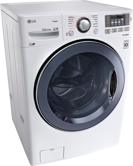 LG WM3770HWA 27 Inch Front Load Washer with Steam, TurboWash ...