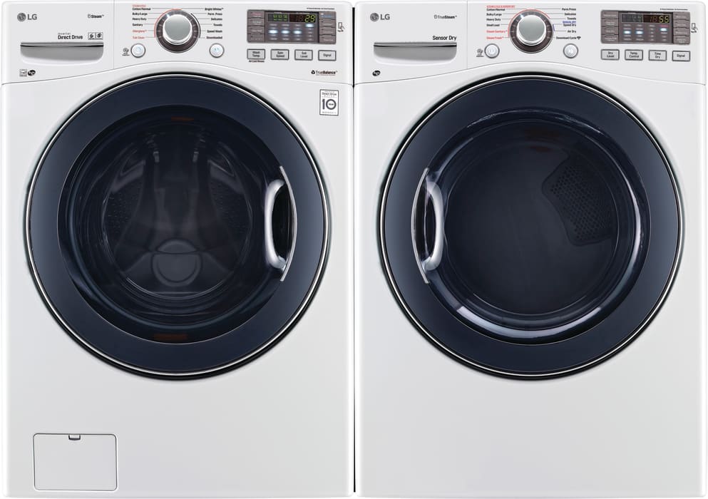 LG WM3770HWA 27 Inch Front Load Washer with Steam, TurboWash ...