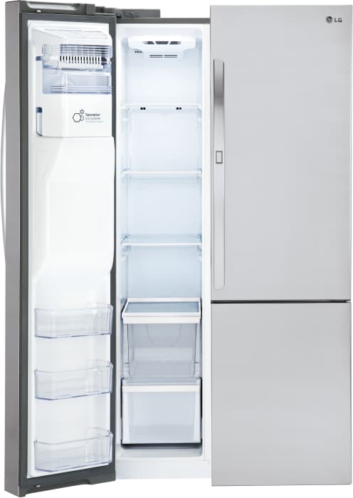 LG LSXS26366S 36 Inch Side by Side Refrigerator with 26 Cu. Ft ...
