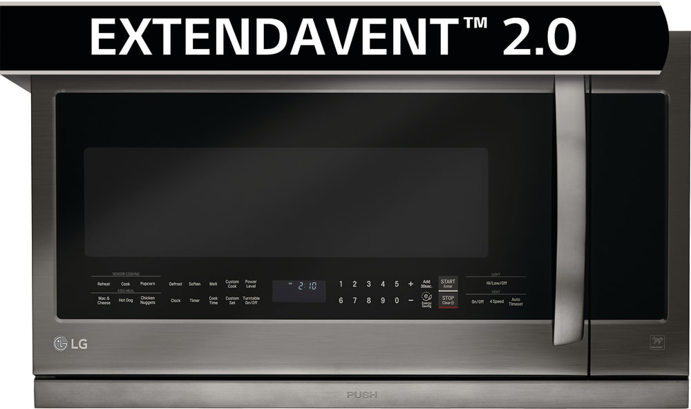 LG LMHM2237BD 2.2 cu. ft. Over-the-Range Microwave Oven with ...