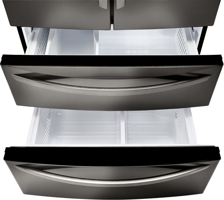 LG LMXS27626D 36 Inch 4-Door French Door Refrigerator with Glide N ...