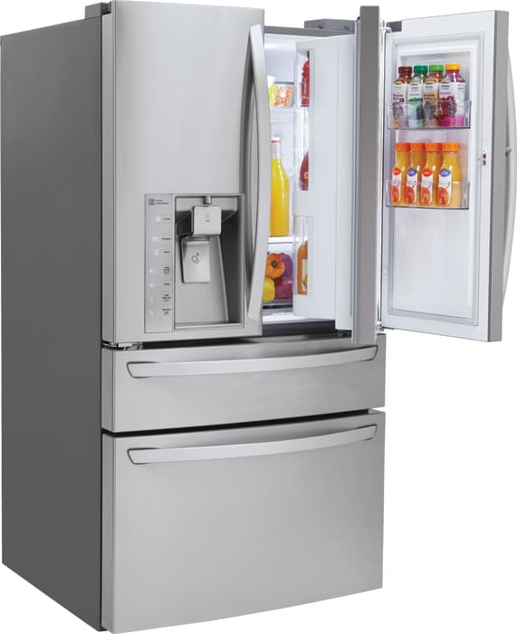 LG LMXS30776S 36 Inch 4-Door French Door Refrigerator with 29.7 cu. ft ...