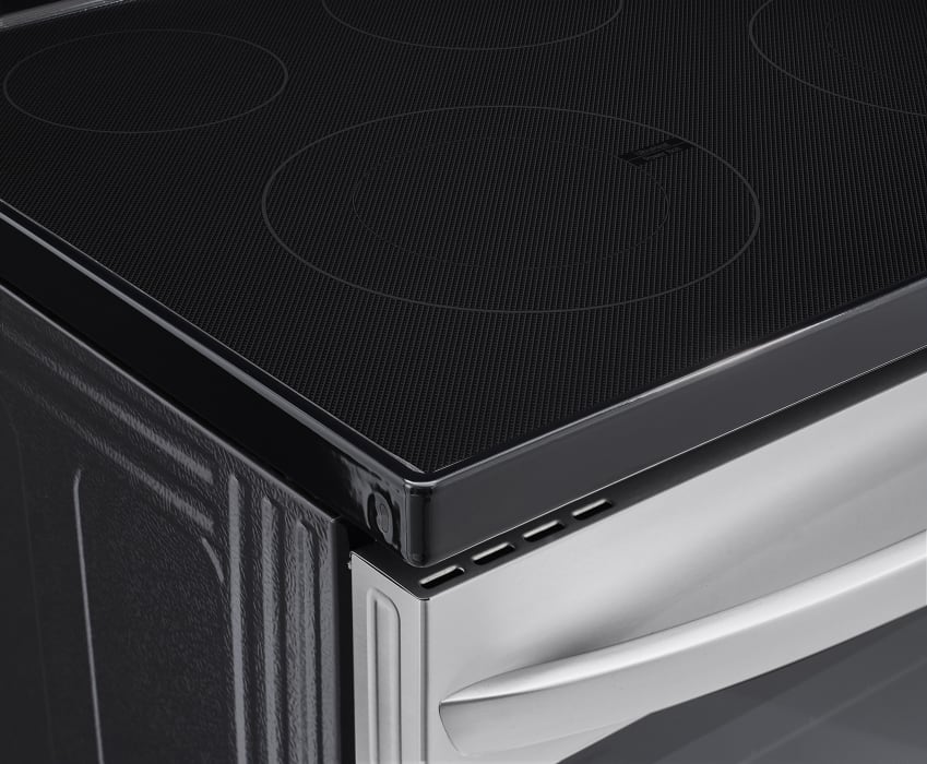 LG LREL6321S 30 Inch Electric Smart Range with 5 Radiant Elements, 6.3 ...