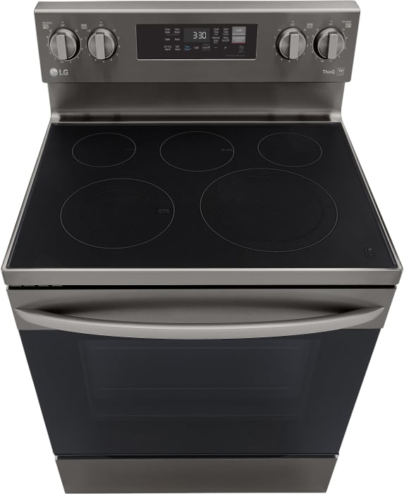 LG LREL6323D 30 Inch Electric Smart Range with 5 Radiant Elements, 6.3 ...