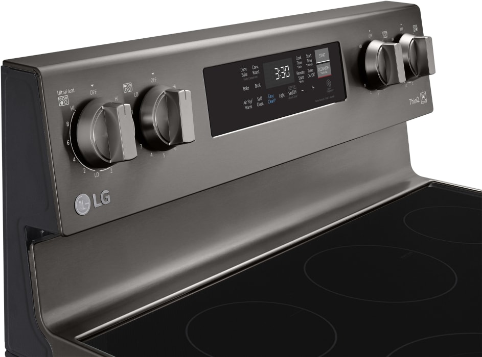 LG LREL6323D 30 Inch Electric Smart Range with 5 Radiant Elements, 6.3 ...