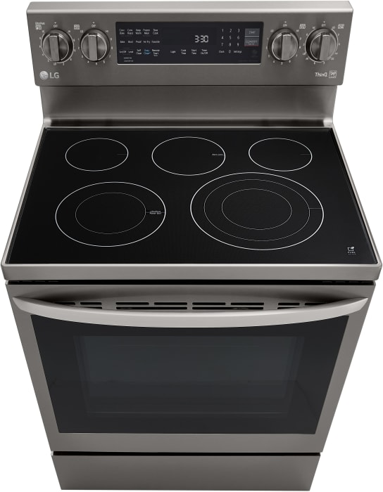 LG LREL6325D 30 Inch Electric Smart Range with 5 Radiant Elements, 6.3 ...