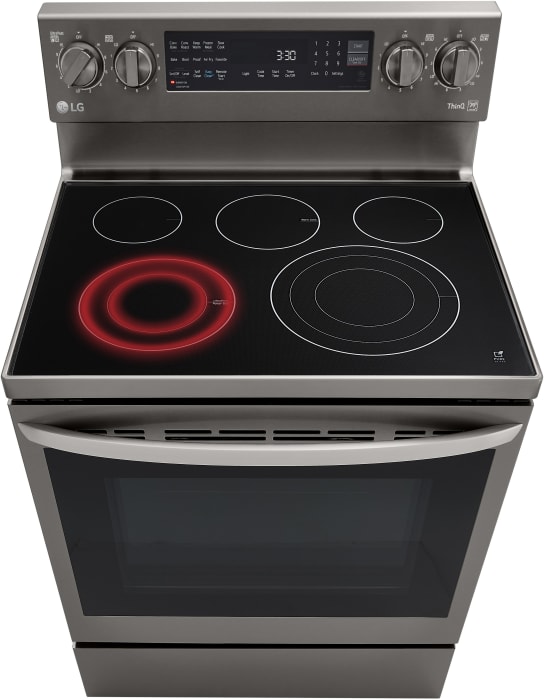 LG LREL6325D 30 Inch Electric Smart Range with 5 Radiant Elements, 6.3 ...