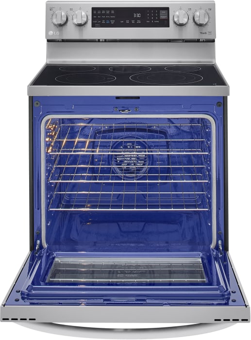 LG LREL6325F 30 Inch Electric Smart Range with 5 Radiant Elements, 6.3 ...