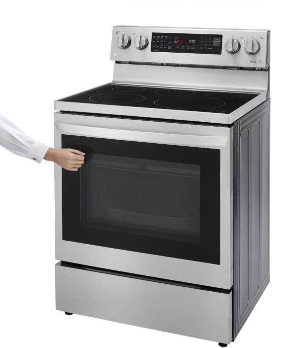 LG LREL6325F 30 Inch Electric Smart Range with 5 Radiant Elements, 6.3 ...