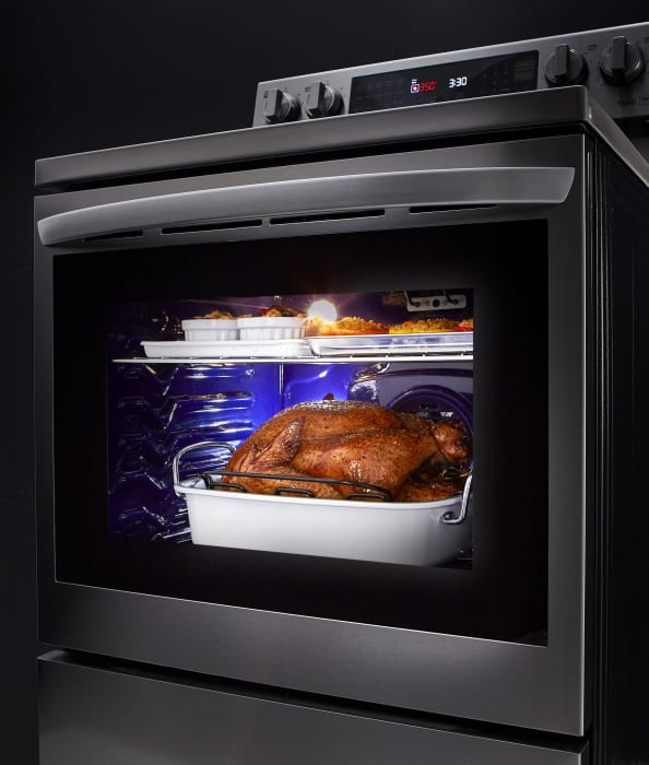 LG LREL6325F 30 Inch Electric Smart Range with 5 Radiant Elements, 6.3 ...