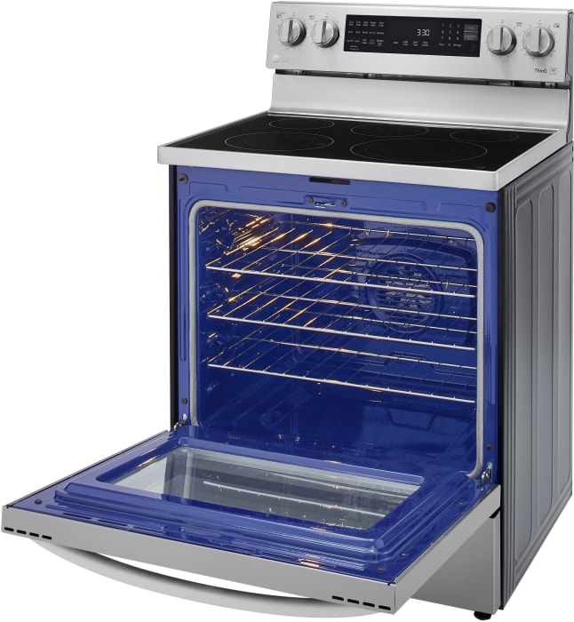 LG LREL6325F 30 Inch Electric Smart Range with 5 Radiant Elements, 6.3 ...