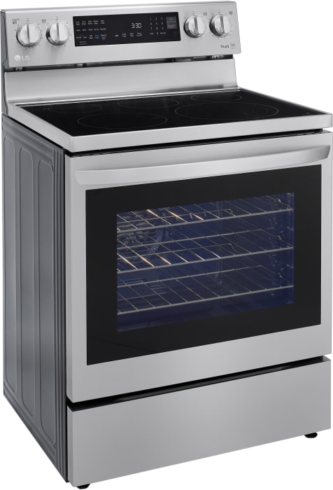 LG LREL6325F 30 Inch Electric Smart Range with 5 Radiant Elements, 6.3 ...