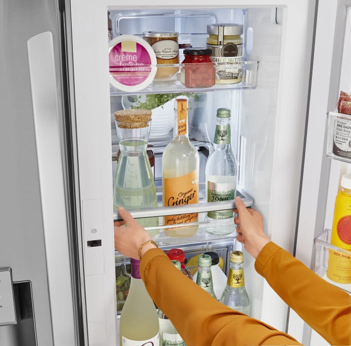 LG LRFDC2406S 36 Inch Counter Depth Smart French Door Refrigerator with ...