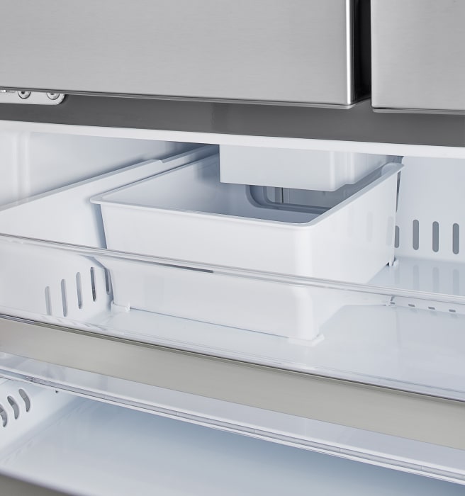 LG LRFDC2406S 36 Inch Counter Depth Smart French Door Refrigerator with ...