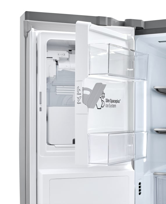 LG LRFDC2406S 36 Inch Counter Depth Smart French Door Refrigerator with ...