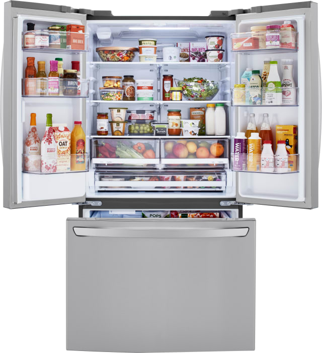 LG LRFWS2906S 36 Inch 3-Door French Door Refrigerator with 29 Cu. Ft ...