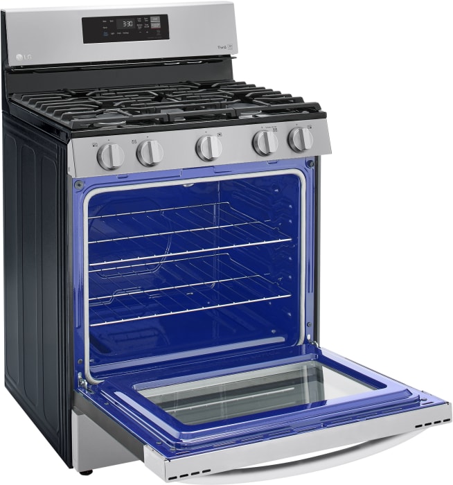 LG LRGL5821S 30 Inch Gas Smart Range with 5 Sealed Burners, 5.8 Cu. Ft ...