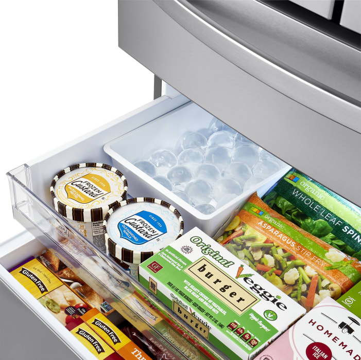 LG LRMDS3006S 36 Inch 4 Door Smart French Door Refrigerator with 29.5 ...