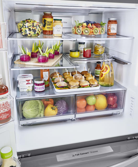 LG LRMDS3006S 36 Inch 4 Door Smart French Door Refrigerator with 29.5 ...