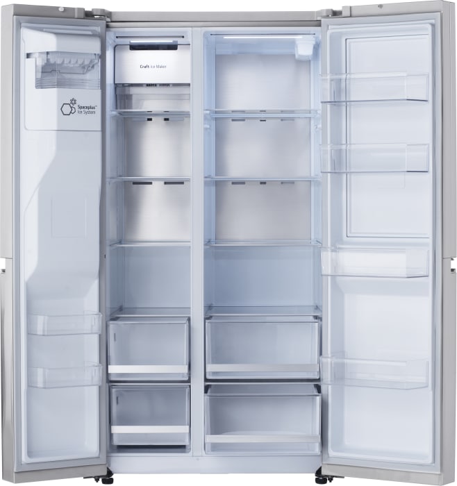 LG LRSDS2706S 36 Inch Side by Side Smart Refrigerator with 27 Cu. Ft ...