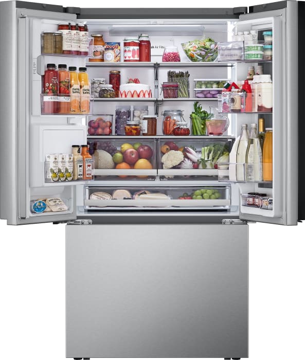 LG LRYKC2606S 36 Inch Counter-Depth MAX™ Smart French Door Refrigerator with 26 Cu. Ft. Capacity ...