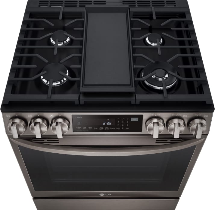 LG LSDL6336D 30 Inch Slide-In Dual Fuel Smart Range with 5 Sealed ...