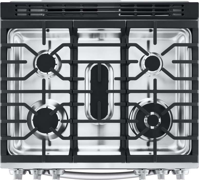LG LSDL6336F 30 Inch Slide-In Dual Fuel Smart Range with 5 Sealed ...