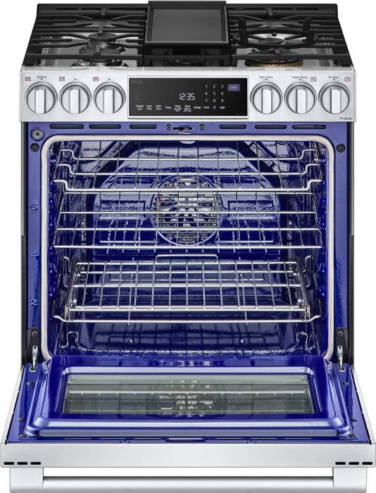 LG LSGS6338F 30 Inch Slide-In Gas Smart Range with 5 Sealed Burners, 6. ...