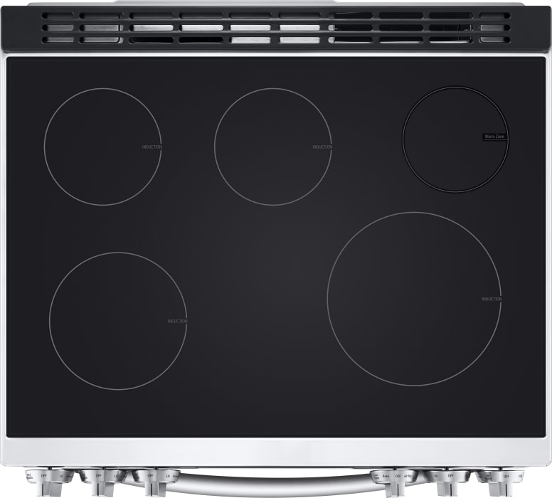 LG LSIL6336F 30 Inch Slide-in Induction Smart Range with 5 Radiant ...