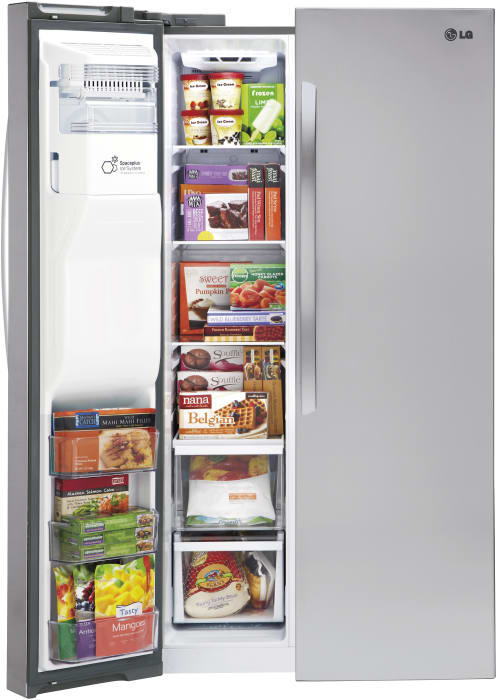 LG LSXC22426S 36 Inch Counter Depth Side by Side Smart Refrigerator ...
