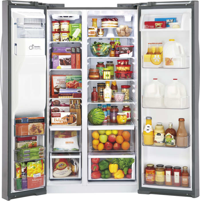 LG LSXC22426S 36 Inch Counter Depth Side by Side Smart Refrigerator ...