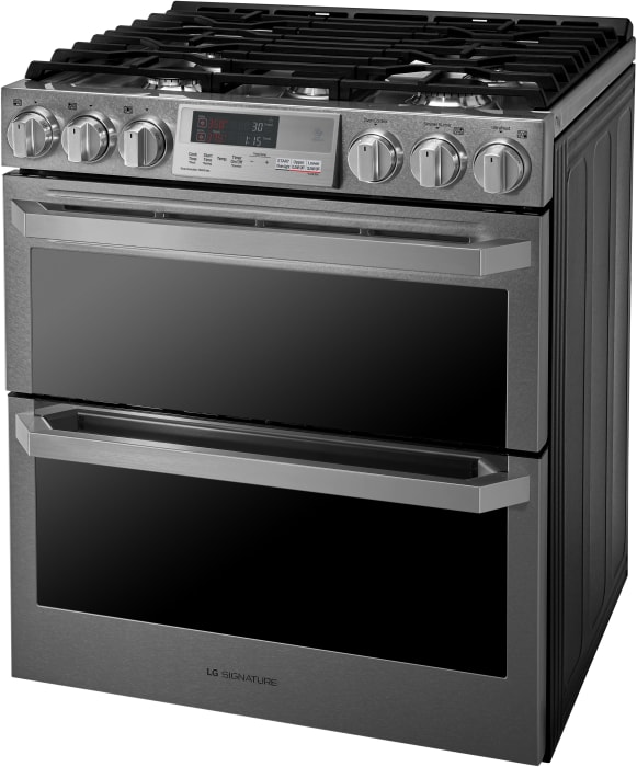 LG LUTD4919SN 30 Inch Slide-In Dual Fuel Smart Range with 5 Sealed ...