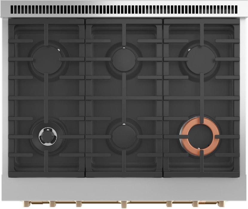 Cafe CGY366P4TW2 36 Inch Smart Professional Gas Range with 6 Sealed ...