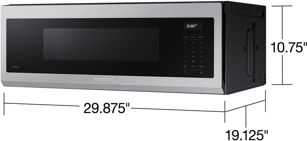 Samsung ME11A7710DS 30 Inch Slim Over-the-Range Smart Microwave with 1. ...