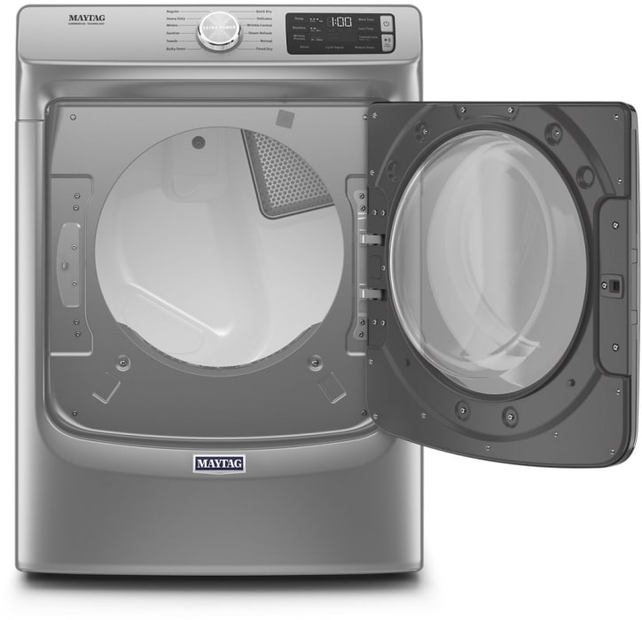 Maytag MED6630HC 27 Inch Electric Dryer with 7.3 Cu. Ft. Capacity ...