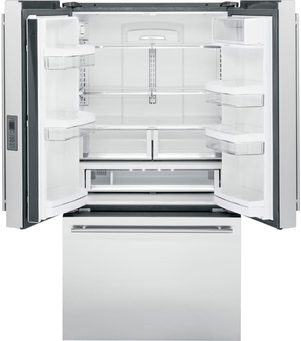 Monogram ZWE23ESHSS 36 Inch Counter Depth French Door Refrigerator with ...
