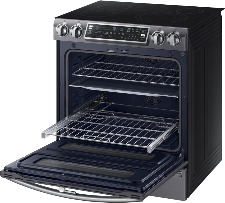 Samsung NE58K9850WG 30 Inch Smart Flex Duo Slide-In Electric Range with ...